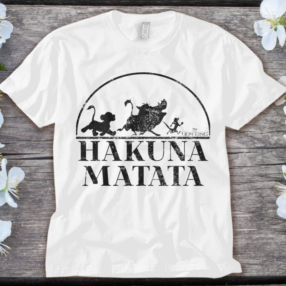 Disney The Lion King Hakuna Matata Simple Text Unisex… - Gem